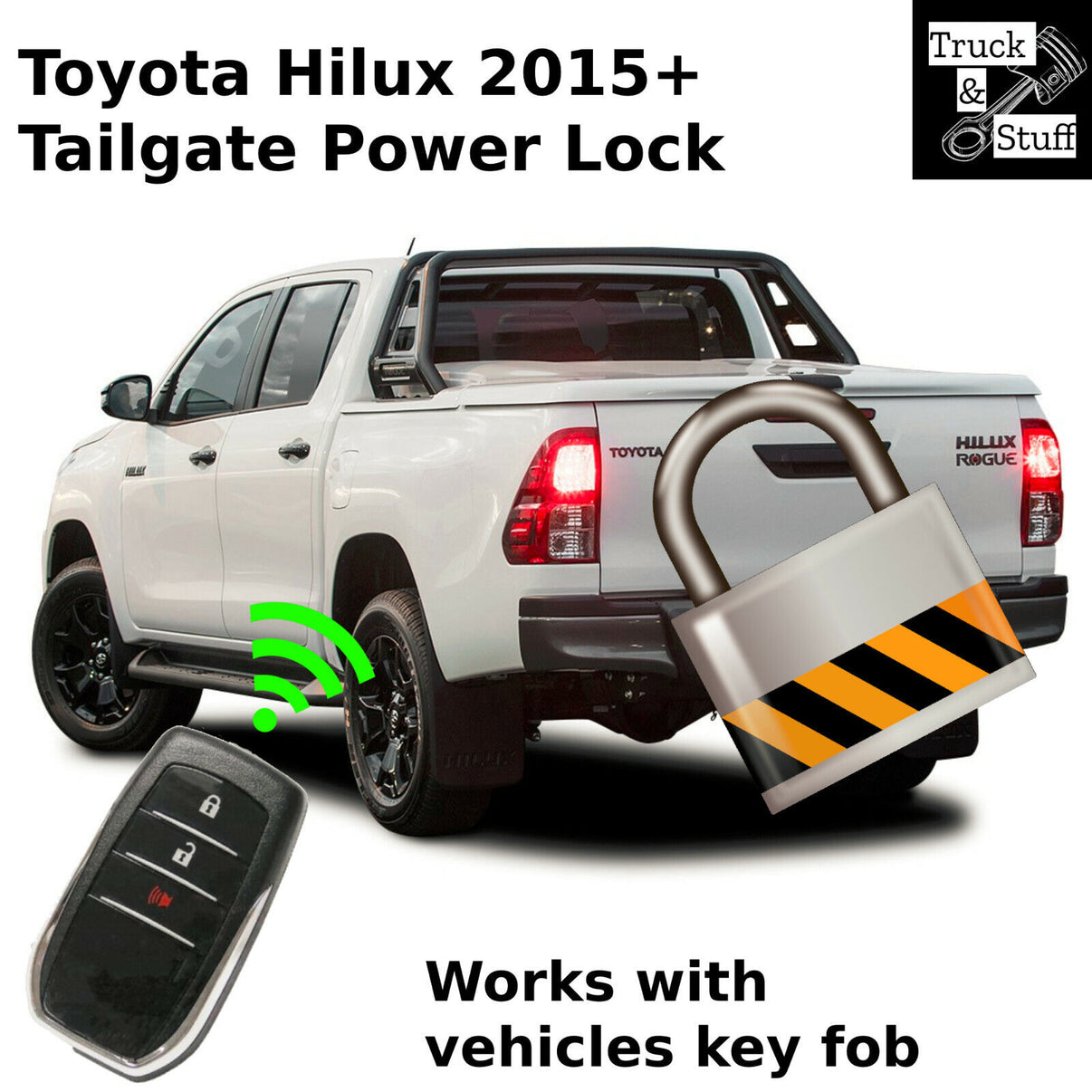 Toyota Hilux GD6 2016+ Remote Tailgate Lock Kit – The Bakkie Shop