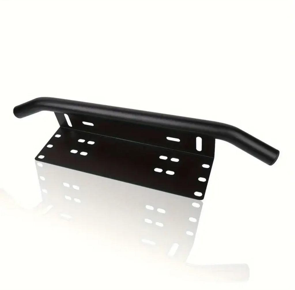 Universal Bull Bar License Plate Holder/LED Light Bar Mount – The ...