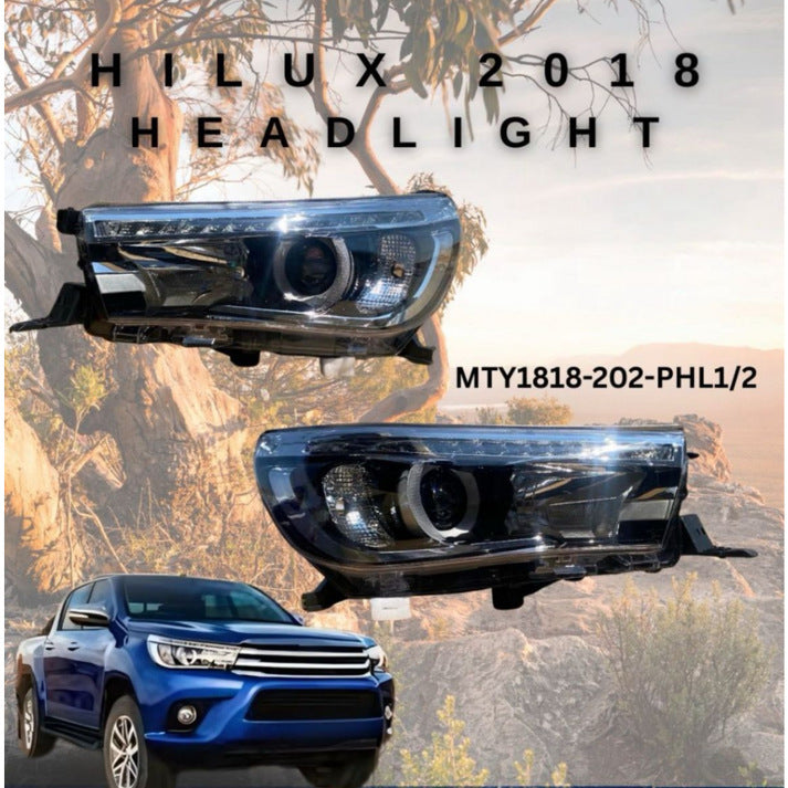 Toyota Hilux 2018+ Head Lamp Set – The Bakkie Shop