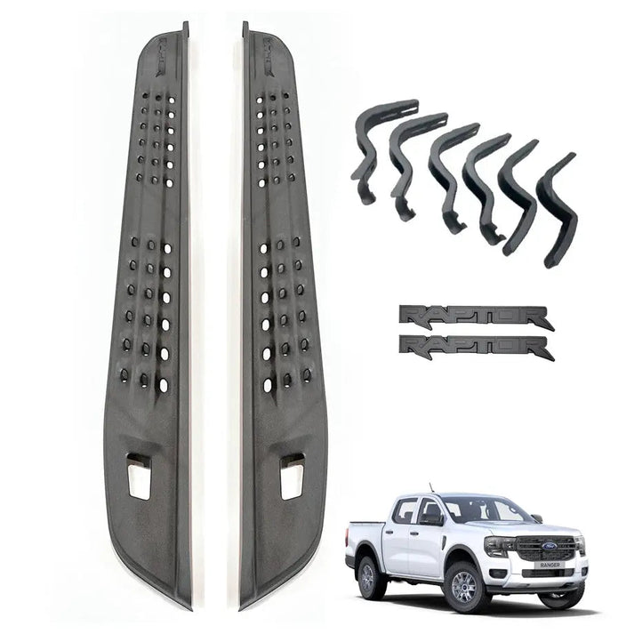 Ford Ranger 2022+ Raptor Style Side Step Kit – The Bakkie Shop