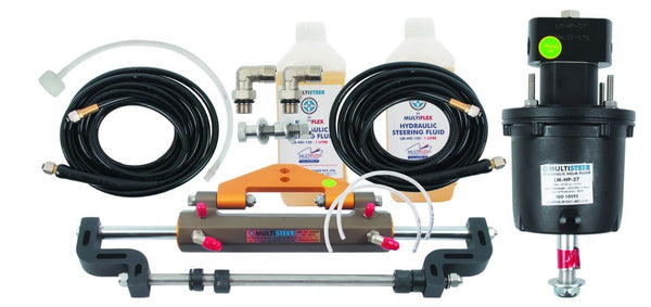 Multiflex Hydraulic Steering Kit for 200 to 350HP Outboard Engines ...